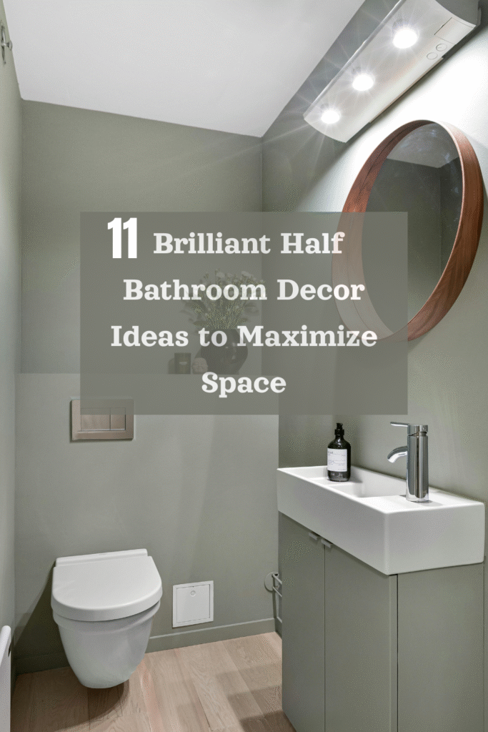 11 Brilliant Small Half Bathroom Decor Ideas to Maximize Space - doyle ...